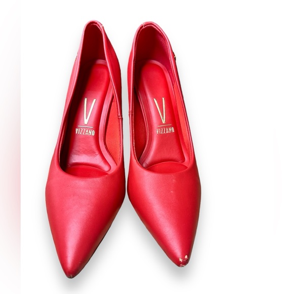 Shoes | Red Pointed Toe Pump Padded From 85 | Poshmark